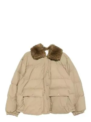 JNBY Jacket With Shearling Collar - Neutrals