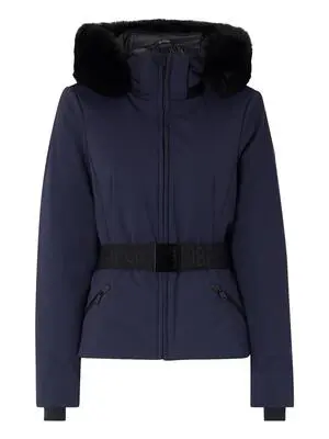 Goldbergh Hida Hooded Padded Down Ski Jacket - Blue