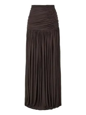 Christopher Esber Orion Jersey Maxi Skirt - Purple