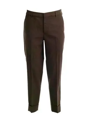 CRUNA Side-pocket Tailored Trousers - Brown