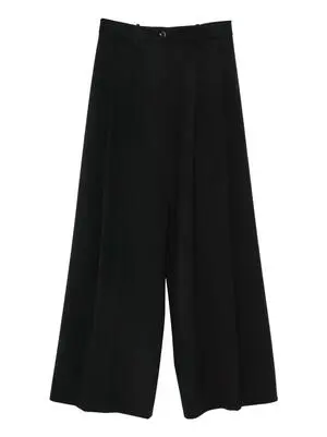 NINE:INTHE:MORNING Button-fastening Pleated Trousers - Black