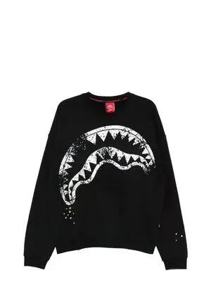SPRAYGROUND Shark-print Sweatshirt - Black