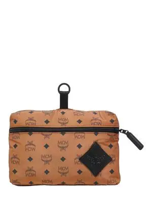 Mcm Aren Visetos Packable Shoulder Bag - Brown