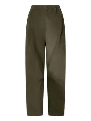 STUDIO TOMBOY Elasticated Cotton Trousers - Green