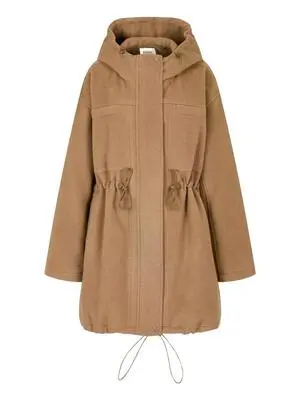 STUDIO TOMBOY Hooded Coat - Brown