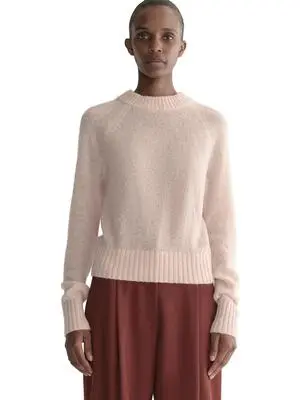 A.L.C. Frankie Brushed Alpaca Sweater - Soft Pink Blush