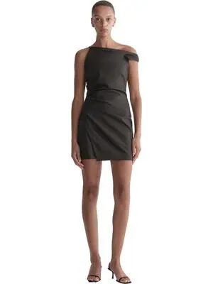 A.L.C. Leia Wool Cashmere Mini Dress - Charcoal