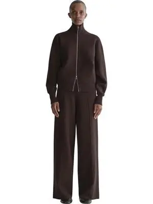 A.L.C. Corey Knit Pant - Deepest Brown