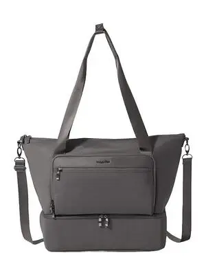 BAGGALLINI Park Ave Overnight Tote Bag - Smoke Twill