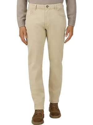Boggi Milano Regular Fit Stretch Jeans - Sand