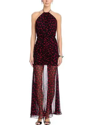 Ronny Kobo Lovisa Dress - Black Red