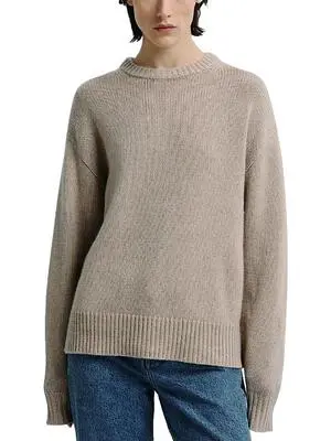 Rue Sophie Gil Wool Cashmere Sweater - Taupe