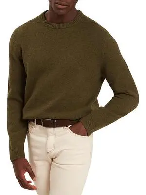 Ted Baker London Relaxed Fit Crewneck Sweater - Khaki