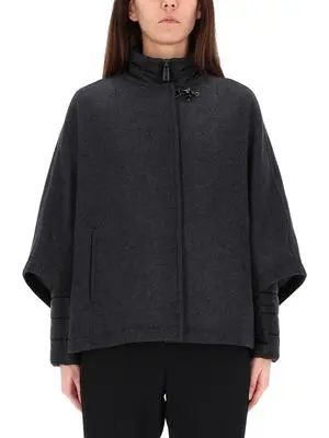 FAY Double Face Cape - Grey