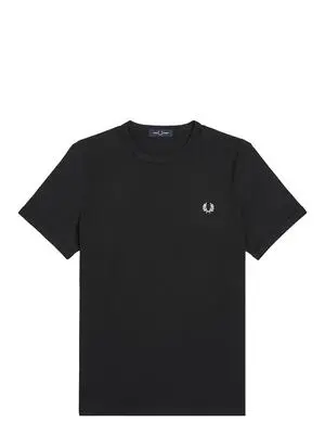 Fred Perry T-shirt With Logo Black