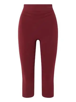 Falke Maximum Warm Stretch-jersey Leggings - Red