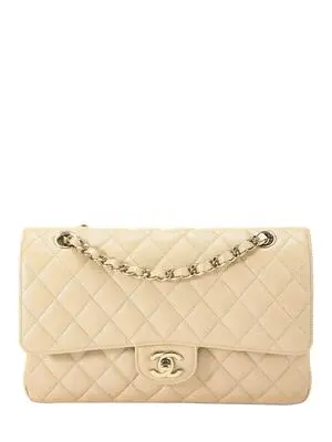 CHANEL Iridescent Quilted Caviar Classic Double Flap Medium