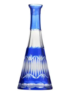 THE MARTHA, BY BACCARAT Etched Glass Bottle - Blue