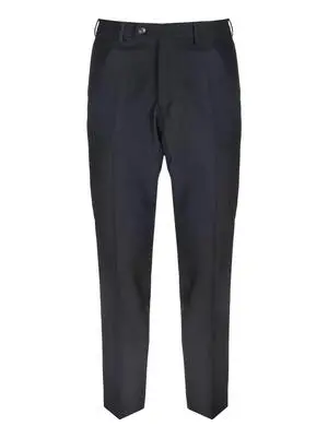 MICHAEL COAL Buttoned Tailored Trousers - Blue