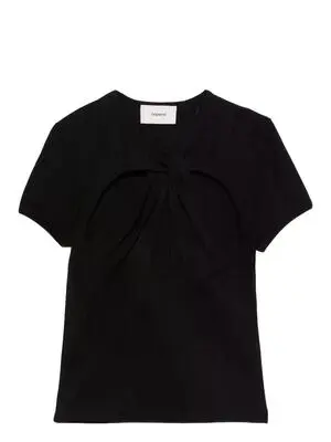 Coperni Cut-out T-shirt - Black
