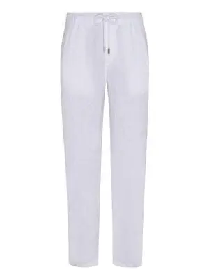 Vilebrequin Linen Regular Fit Pants - White