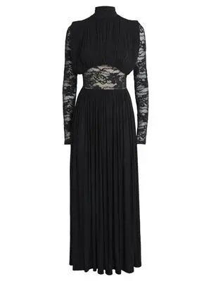 Zimmermann Lace-detail Rebellion Maxi Dress - Black