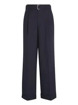Officine Générale Wool Evans Trousers - Navy