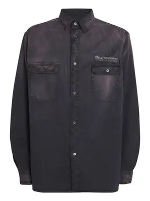 WILLY CHAVARRIA Denim Corcoran Shirt - Black