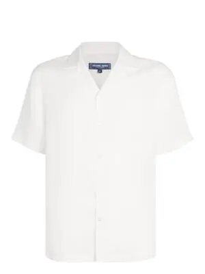 Frescobol Carioca Linen Alves Shirt - White