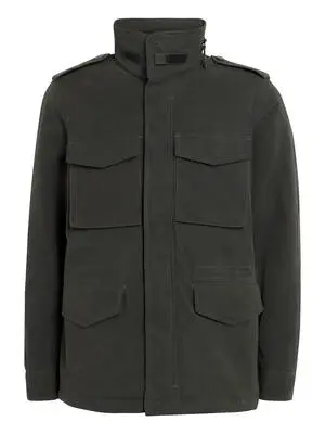 Aspesi Canvas Water-Resistant Field Jacket Green