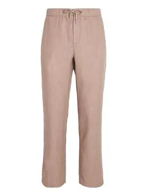 FRESCOBOL CARIOCA Linen-Cotton Oscar Trousers