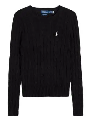 Polo Ralph Lauren Cable-knit Cotton Jumper - Black
