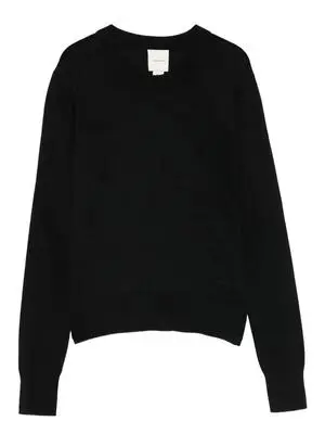 Calvin Klein Logo-embroidered Sweater - Black