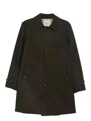 L'IMPERMEABILE Harry New Loden Buttoned Coat - Green