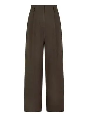 STUDIO TOMBOY Pleated Trousers - Brown