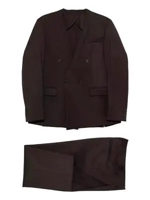 MARSEM Double-breasted Suit - Brown