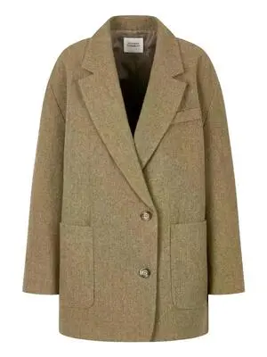 STUDIO TOMBOY Herringbone-pattern Coat - Neutrals