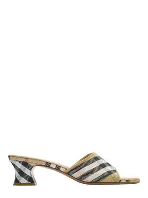 Burberry 45mm Heeled Sandals - Neutrals