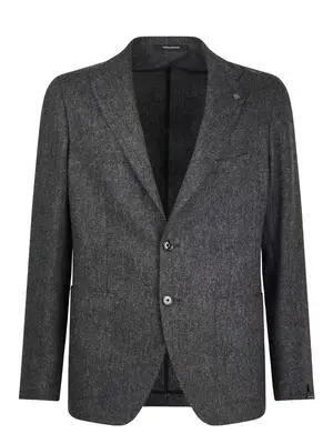 Tagliatore Herringbone Two-button Blazer - Grey