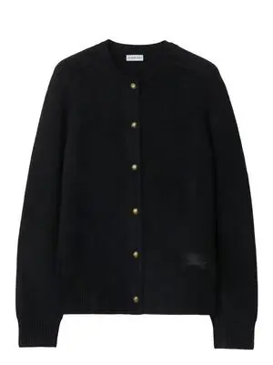 Burberry Equestrian Knight Cardigan - Black