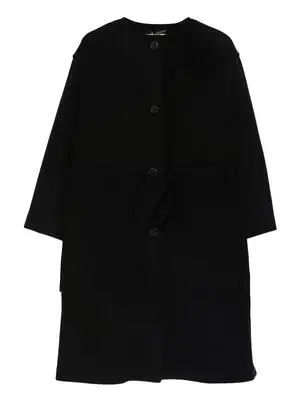 Herno Buttoned Coat - Black
