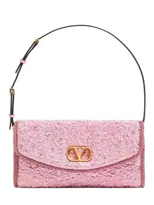 Valentino Garavani Devain Shoulder Bag - Pink