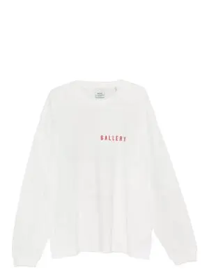 AGOLDE Long Sleeve Mock Neck Top - White
