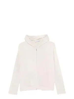 GRAN SASSO Hooded Zip Knitwear - Neutrals