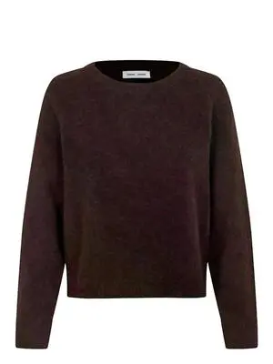 SAMSOE SAMSOE Nor O-n Round-neck Sweater - Brown