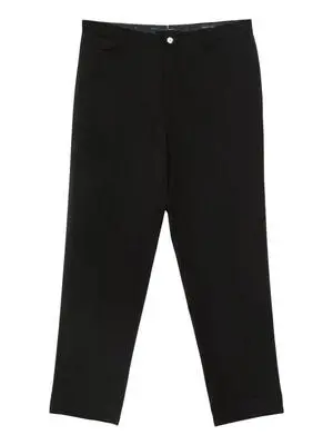 SANTANIELLO Button Trousers - Black