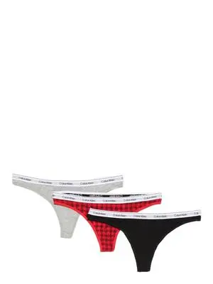 Calvin Klein Logo Waistband Briefs - Black