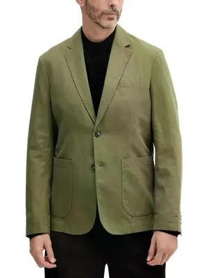 BENETTON Single-breasted Blazer - Green