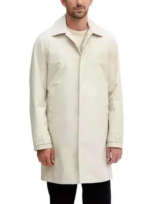 BENETTON Buttoned Coat - Neutrals