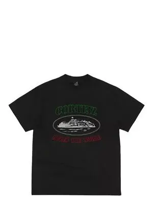 CORTEIZ Alcatraz Graphic T-shirt - Black